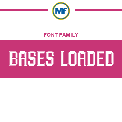 Bases Loaded Font Family: Download Free | MaisFontes