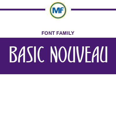 Basic Nouveau Font Family: Free Download | MaisFontes