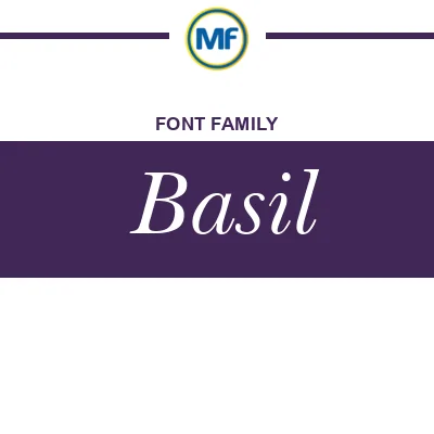 Basil Font Family: Download Free | MaisFontes