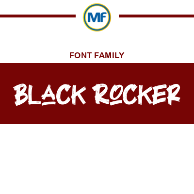 Download Black Rocker Fonts | MaisFontes