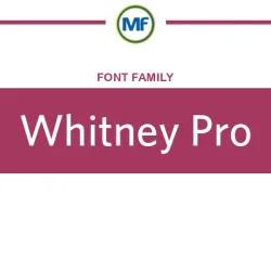 Whitney Pro Bold: Free Font Download | MaisFontes
