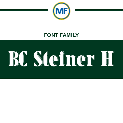 BC Steiner H Font Family: Download Free | MaisFontes