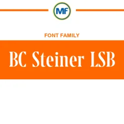 BC Steiner LSB Regular: Download Free Font | MaisFontes
