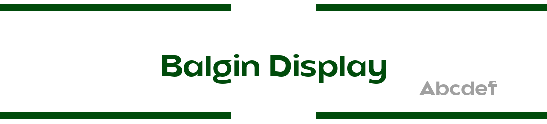 Balgin Display Bold: Free Font Download | MaisFontes