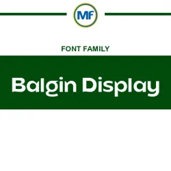 Balgin Display Bold: Download Free Font | MaisFontes