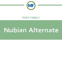 Nubian Alternate Bold: Free Font Download | MaisFontes