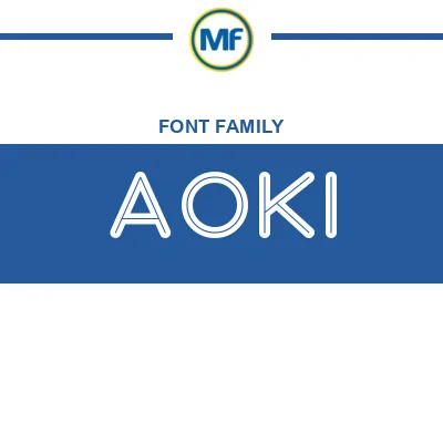 Download Aoki Fonts | MaisFontes