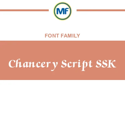 Download Chancery Script SSK Fonts | MaisFontes