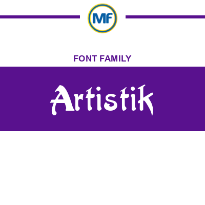 Artistik Font Family: Free Download | MaisFontes