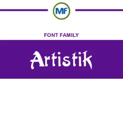 Artistik Font: Free Download | MaisFontes
