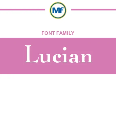 Download Lucian Fonts | MaisFontes
