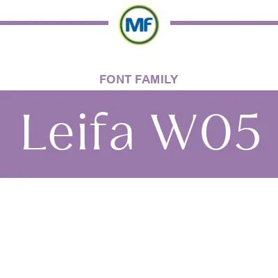 Download Leifa W05 Fonts | MaisFontes