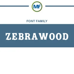 Zebrawood Regular Font: Free Download | MaisFontes