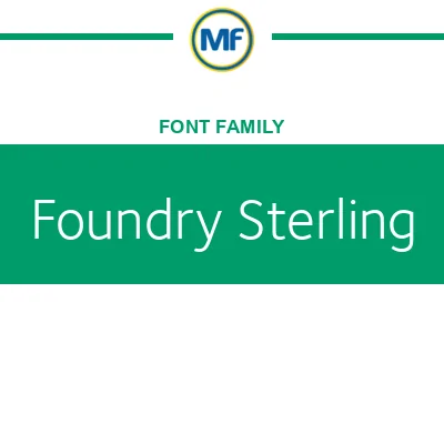 Download Foundry Sterling Fonts | MaisFontes