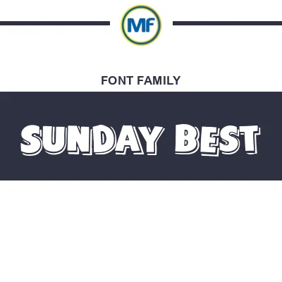 Sunday Best Font Family: Free Download | MaisFontes