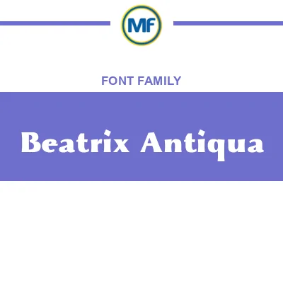 Download Beatrix Antiqua Fonts | MaisFontes