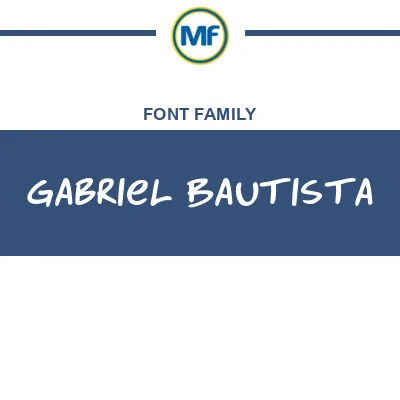 Gabriel Bautista Font Family: Free Download | MaisFontes