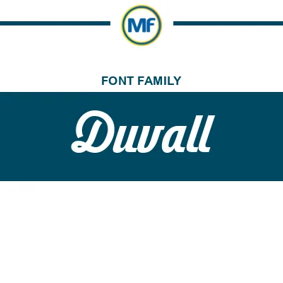 Download Duvall Fonts | MaisFontes