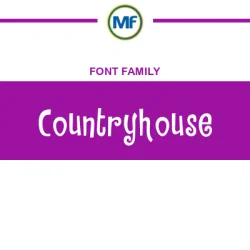 Countryhouse: Free Font Download | MaisFontes