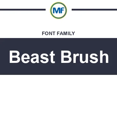 Beast Brush Font Family: Download Free | MaisFontes