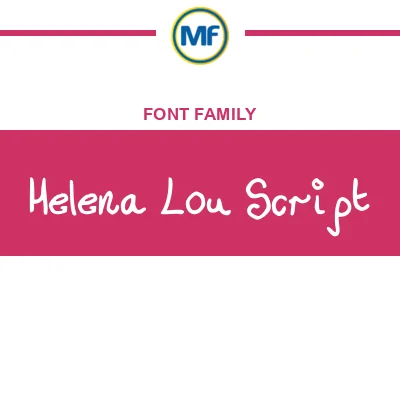 Download Helena Lou Script Fonts | MaisFontes