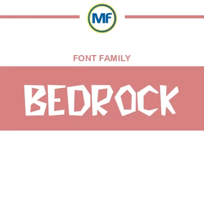 Bedrock Font Family: Download Free | MaisFontes