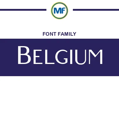 Belgium Font Family: Download Free | MaisFontes