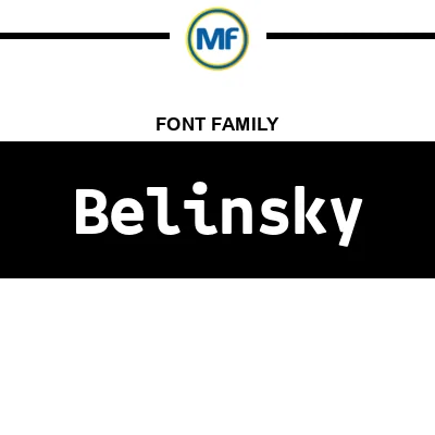 Belinsky Font Family: Download Free | MaisFontes