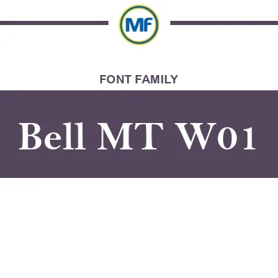 Bell MT W01 Font Family: Download Free | MaisFontes