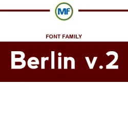 Berlin v.2 Regular Font: Free Download | MaisFontes