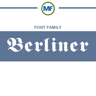 Berliner Font Family: Download Free | MaisFontes
