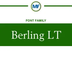 Berling LT Std Roman Font: Free Download | MaisFontes