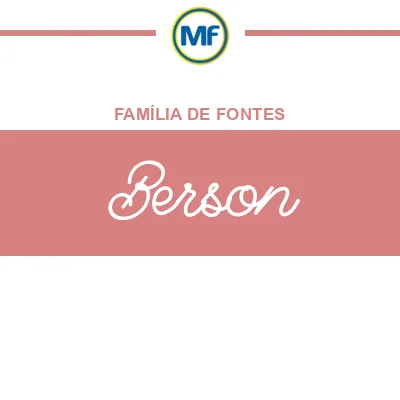 Berson Família de Fontes: Baixe Grátis | MaisFontes