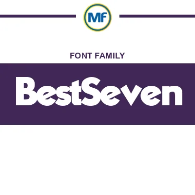 BestSeven Font Family: Free Download | MaisFontes