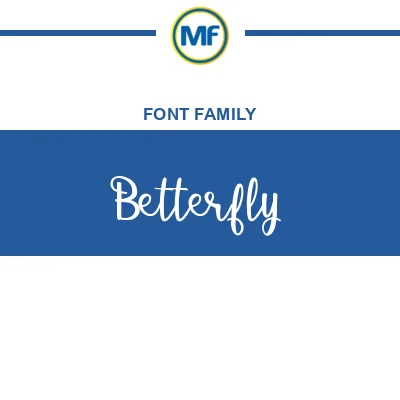 Betterfly Font Family: Download Free | MaisFontes