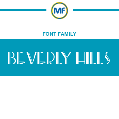 Beverly Hills Font Family: Download Free | MaisFontes