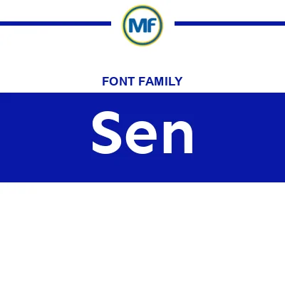 Sen Font Family: Download Free (Google Fonts) | MaisFontes