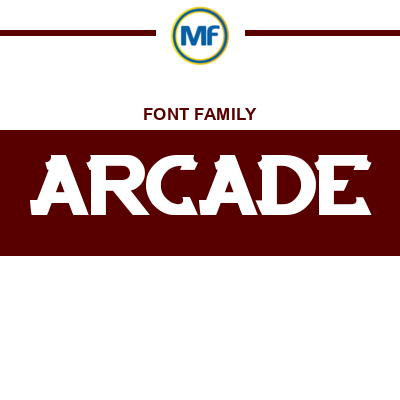 Arcade Font Family: Download Free | MaisFontes