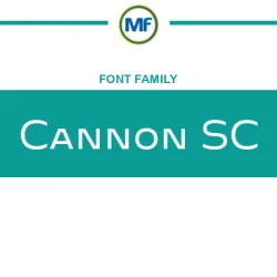 Cannon SC bold Font: Free Download | MaisFontes