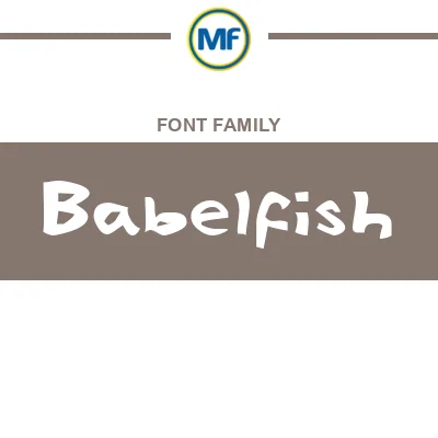 Download Babelfish Fonts | MaisFontes