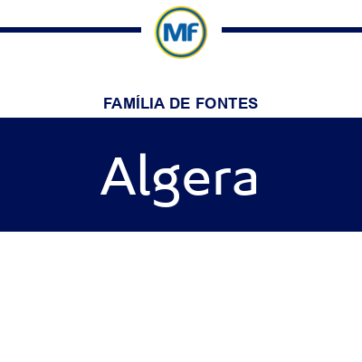 Algera Família de Fontes: Baixe Grátis | MaisFontes