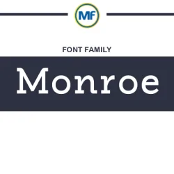 Monroe Bold: Free Font Download | MaisFontes