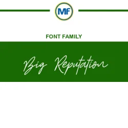 Big Reputation Script: Download Free Font | MaisFontes