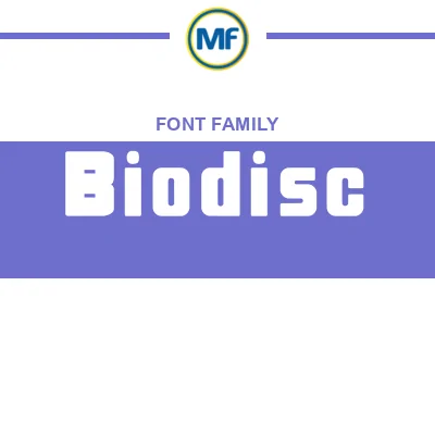 Biodisc Font Family: Download Free | MaisFontes