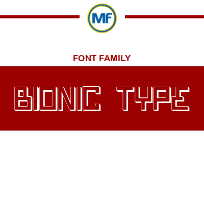 Bionic Type Font Family: Download Free | MaisFontes