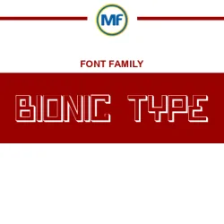 Bionic Type Bold: Free Font Download | MaisFontes