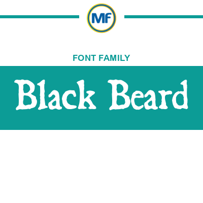 Black Beard Font Family: Download Free | MaisFontes