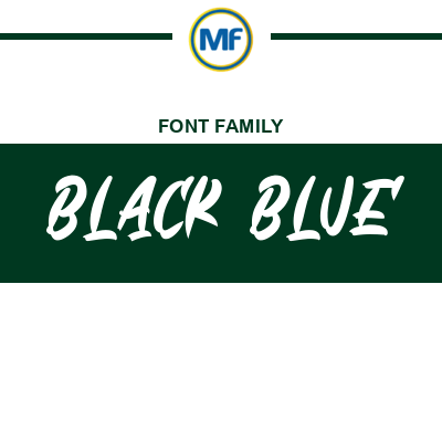 Black Blue Font Family: Download Free | MaisFontes