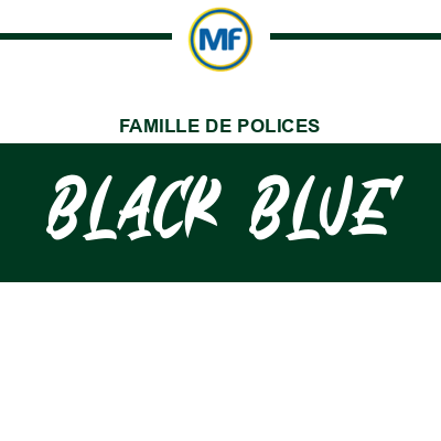 Black Blue Famille de Polices: Téléchargement Gratuit | MaisFontes