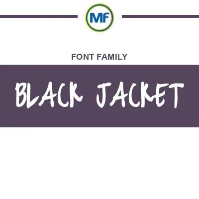 Black Jacket Font Family: Download Free | MaisFontes
